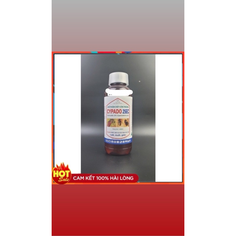 Sản phẩm d*ệt côn trùng gia dụng và y tế Cypado 25EC 1 lít | Shopee ...