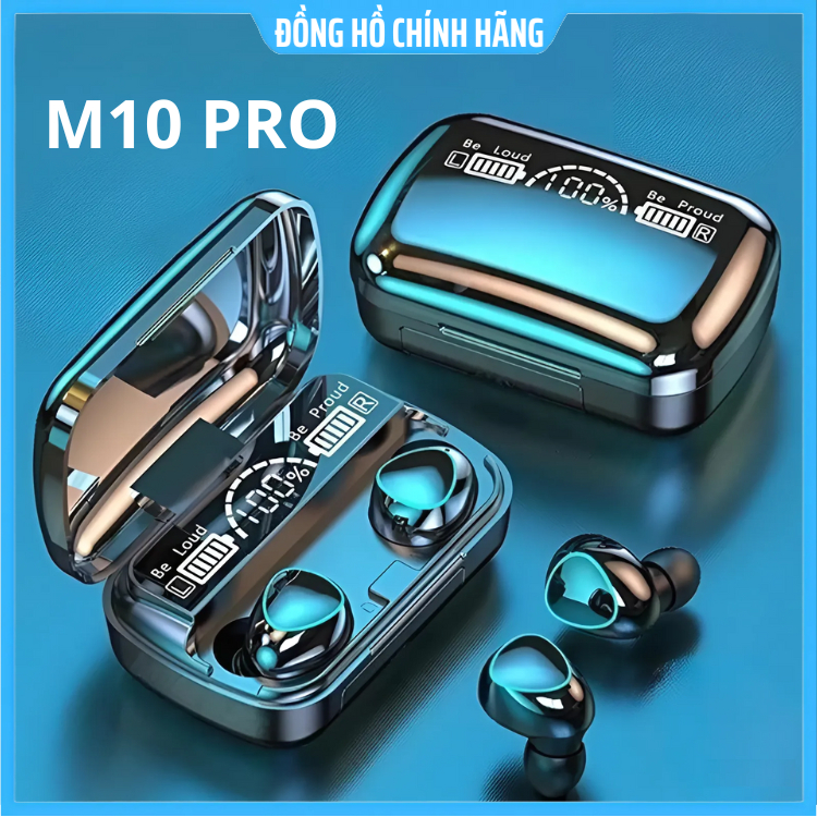 Tai nghe bluetooth M10 / M100 / F9 PRO Pin Trâu 2500maH âm thanh trung ...