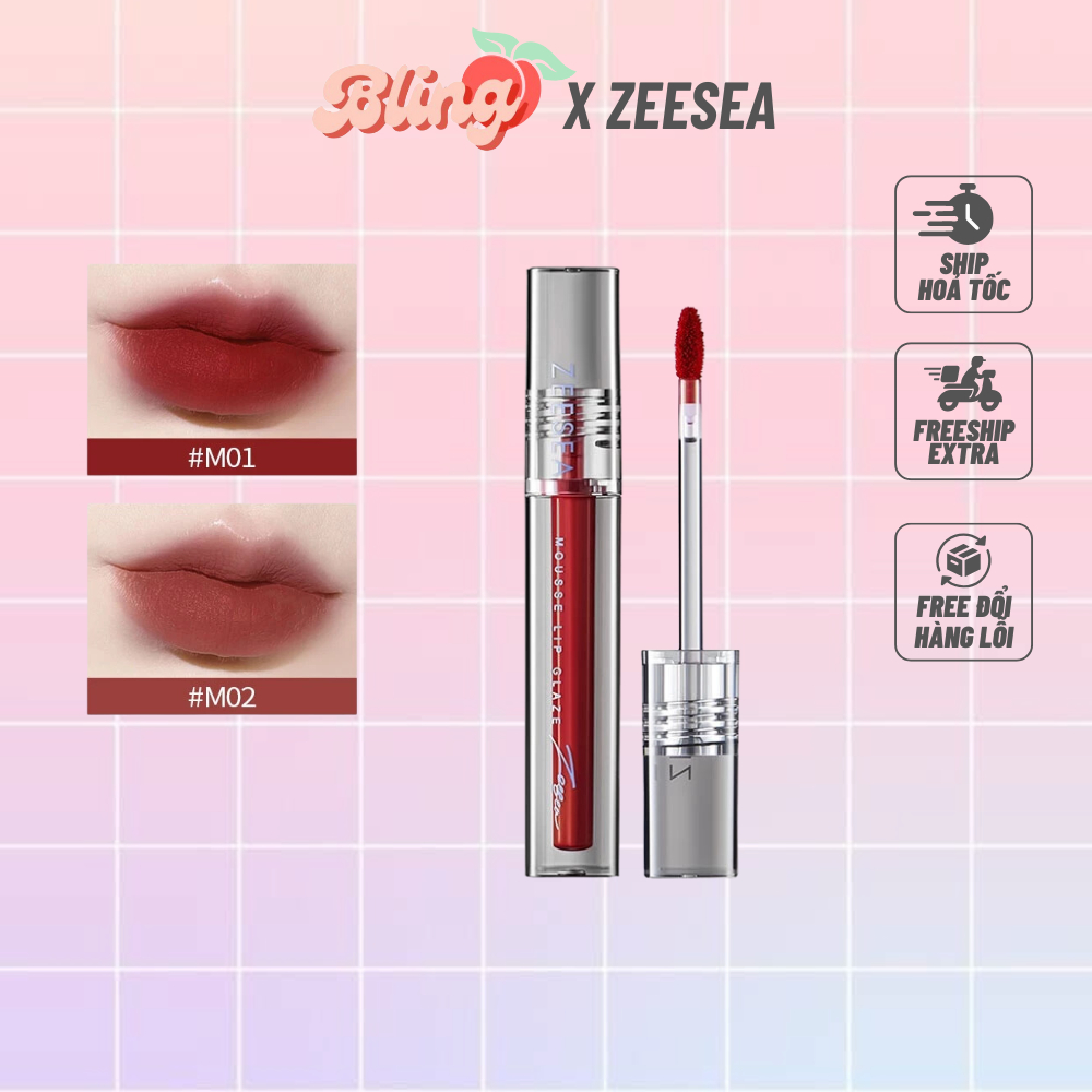 ZEESEA Son kem lì Mousse Lip Glaze bám màu lâu mềm môi | Shopee Việt Nam