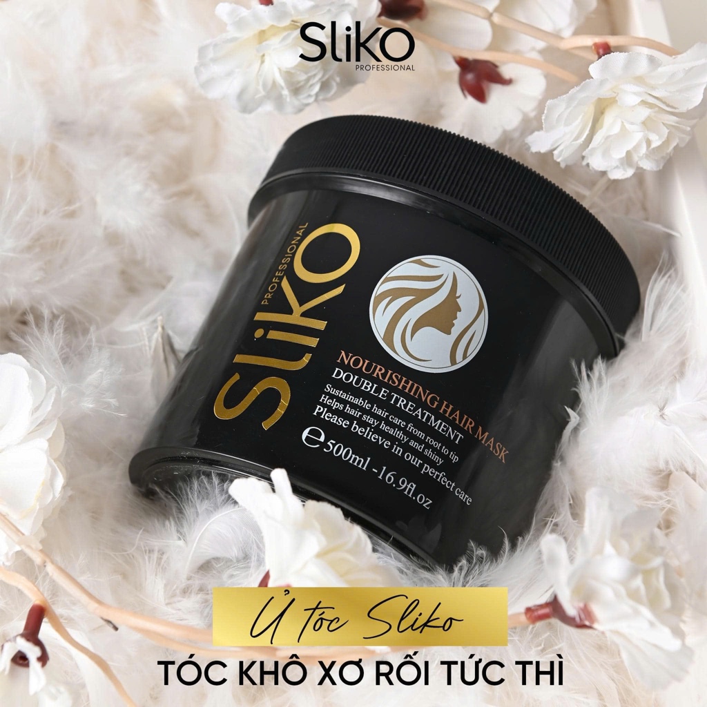 Kem ủ hấp tóc siêu mượt siêu thơm gấp đôi collagen SLIKO Keratin Smooth ...