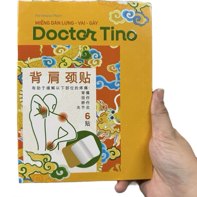 Dán giảm đau Doctor Tino-Dán làm giảm đau vai,đau cơ,đau khớp,viêm khớp ...