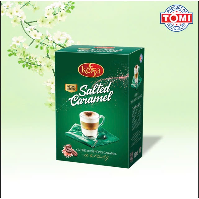 TM-Cafe muối Caramel Keffa 160g (16g*10) - Hộp giấy chữ nhật TRẮNG/VÀNG/XANH/ĐỎ | Shopee Việt Nam