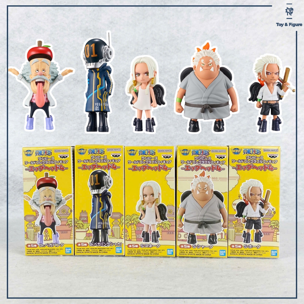 Mô Hình Chính hãng WCF Vegapunk, Shaka, Seraphim S-Snake, S-Shark, S ...