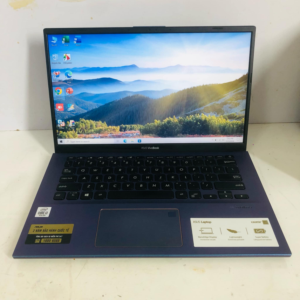 Máy Laptop Asus Vivobook A412F Intel Core i3-10110U, 8GB SSD, 256GB SSD ...