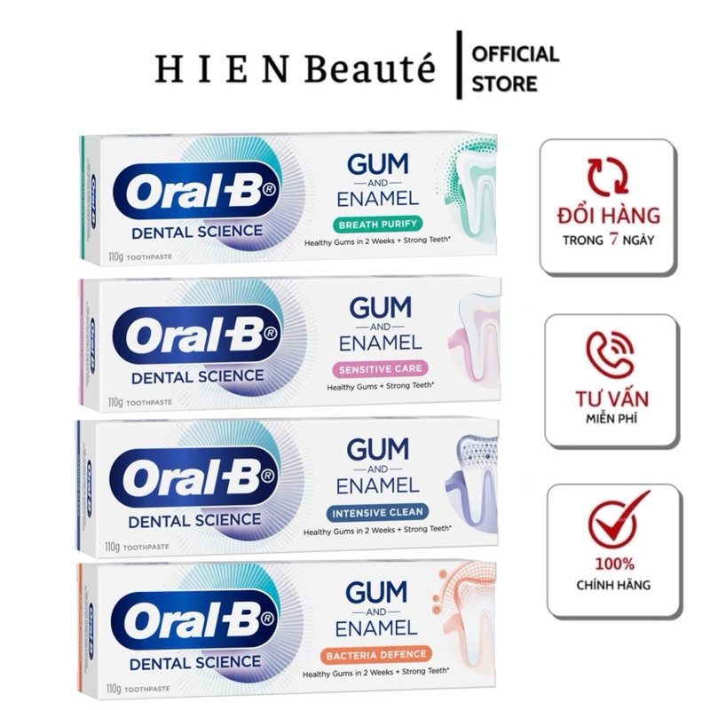 Kem Đánh Răng Oral-B Dental Science Gum And Enamel 110g | Shopee Việt Nam