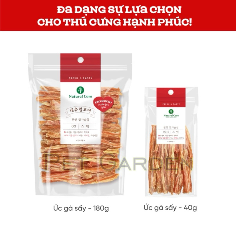 Snack Cho Chó Thịt Sấy Giòn Natural Core | Shopee Việt Nam