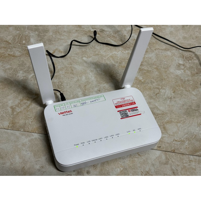 (Hàng cũ) Modem GPON wifi 6 ZTE F6601P AX3000 | Shopee Việt Nam