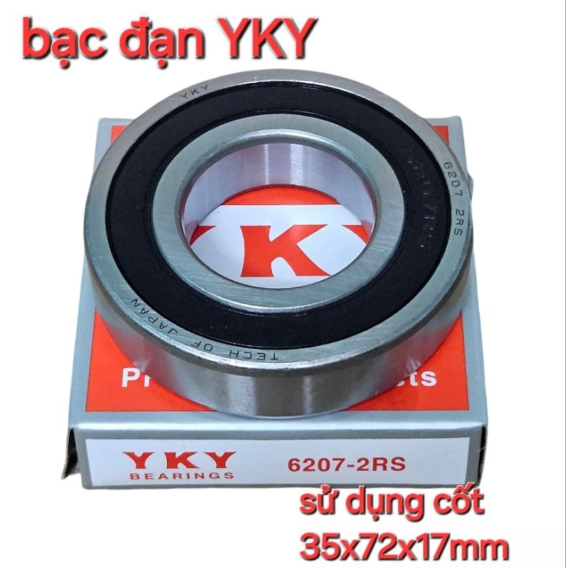 bạc đạn 6207 2RS YKY (cốt 35x72x17mm) | Shopee Việt Nam