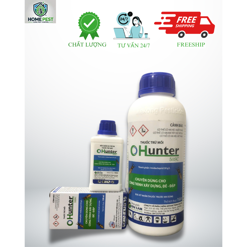 Thuốc mối sinh học thế hệ mới O'Hunter 50SC 100ml, diệt mối tận gốc ...