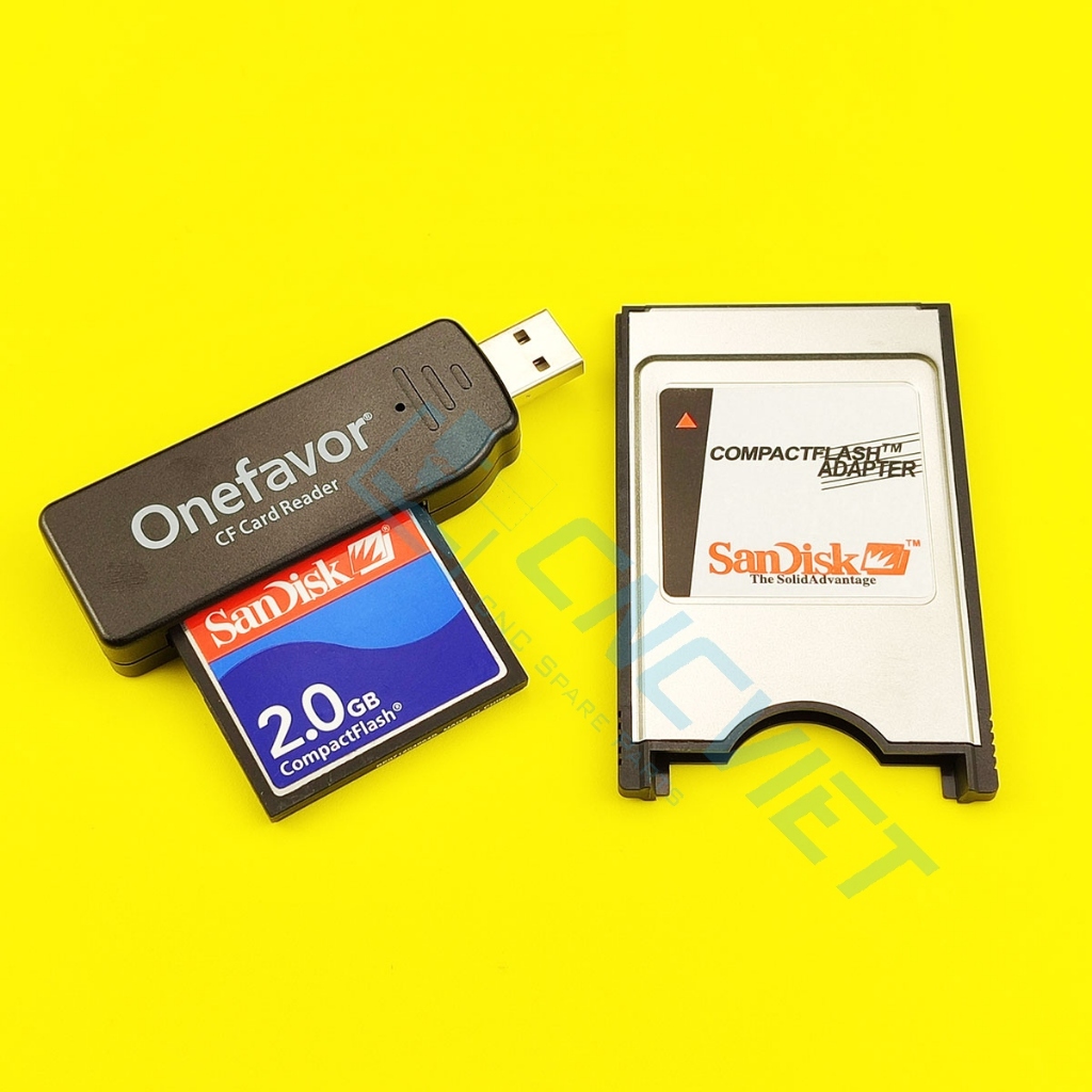 COMBO THẺ CF SANDISK CÔNG NGHIỆP – ĐẦU ĐỌC USB CF – ADAPTER CF PCMCIA ...