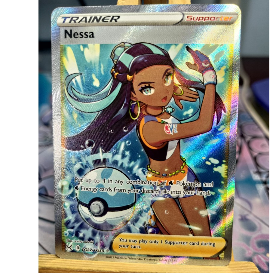 [KW2 Pokemon] [EN] Thẻ Pokemon Nessa - TG27/TG30 - Full Art Ultra Rare ...