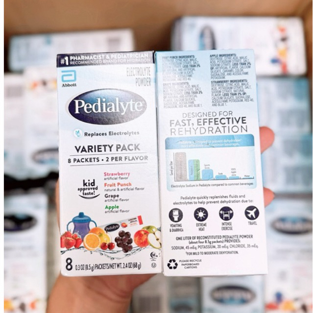 (Bill Costco) Bột điện giải bù nước cho bé Pedialyte Electrolyte Powder ...