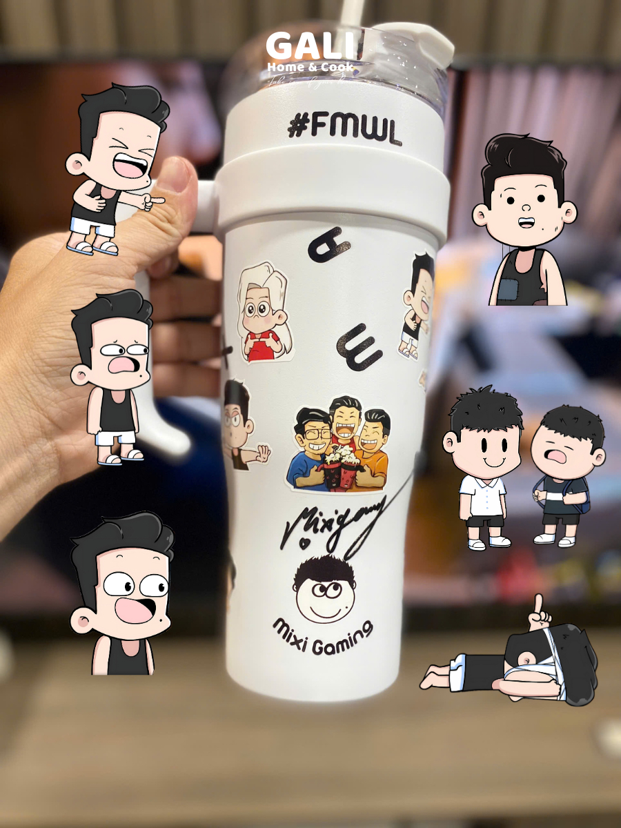 Sticker Vịt Miximoi và Refund Goose Goose Duck, Dán cốc Mixi, KHÔNG ...