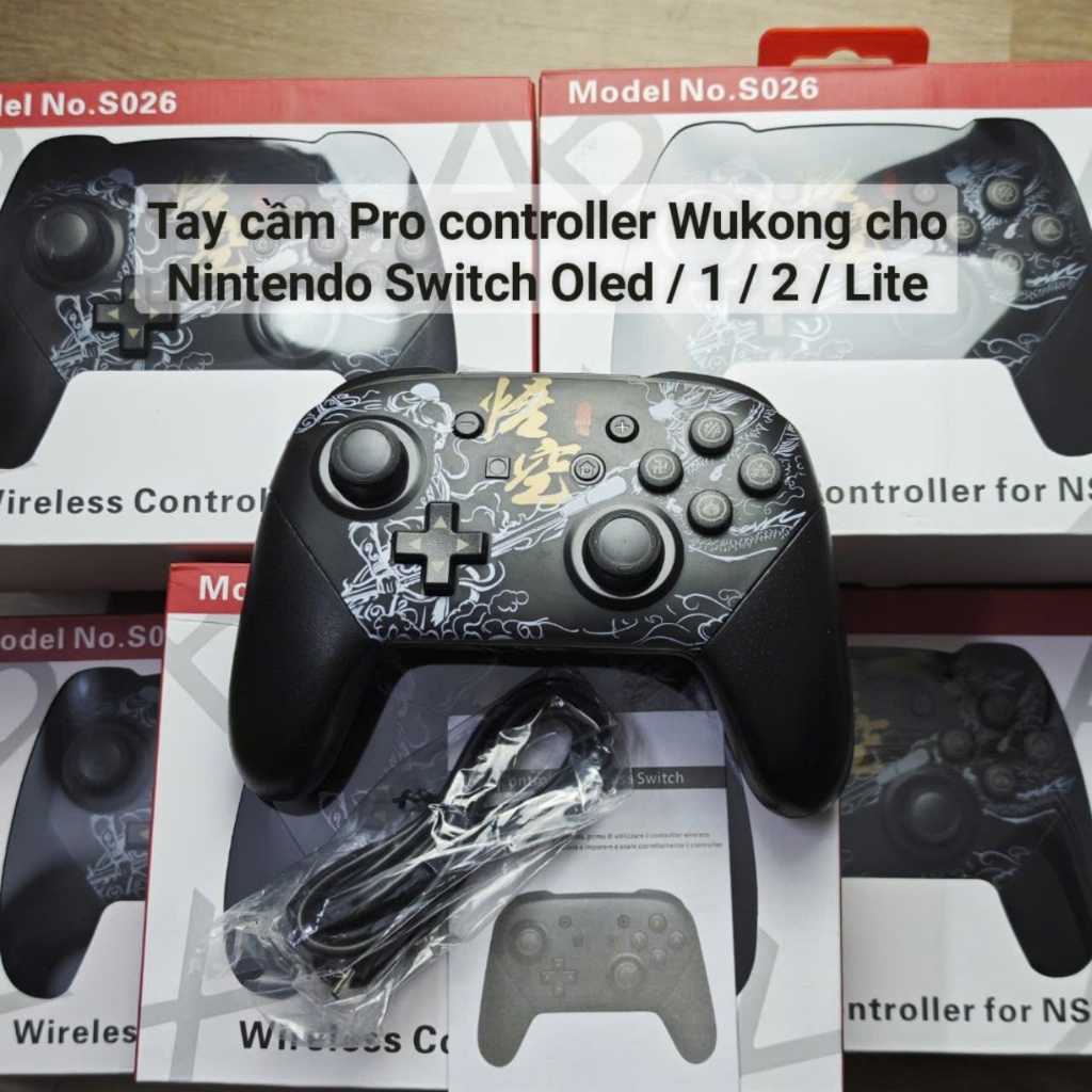 Tay cầm kết nối không dây Wukong Nintendo Switch Pro Oled ver 1 ver 2 Lite | Shopee Việt Nam