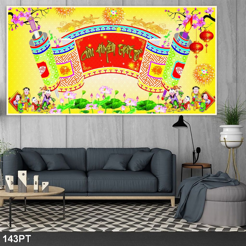 Mẫu tranh decal Cửu Huyền Thất Tổ, trang trí bàn thờ gia tiên | Shopee ...