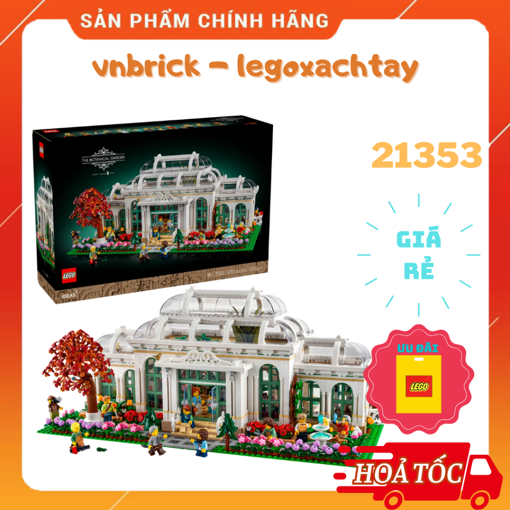 LEGO IDEAS 21353 The Botanical Garden Vườn Bách Thảo | Shopee Việt Nam