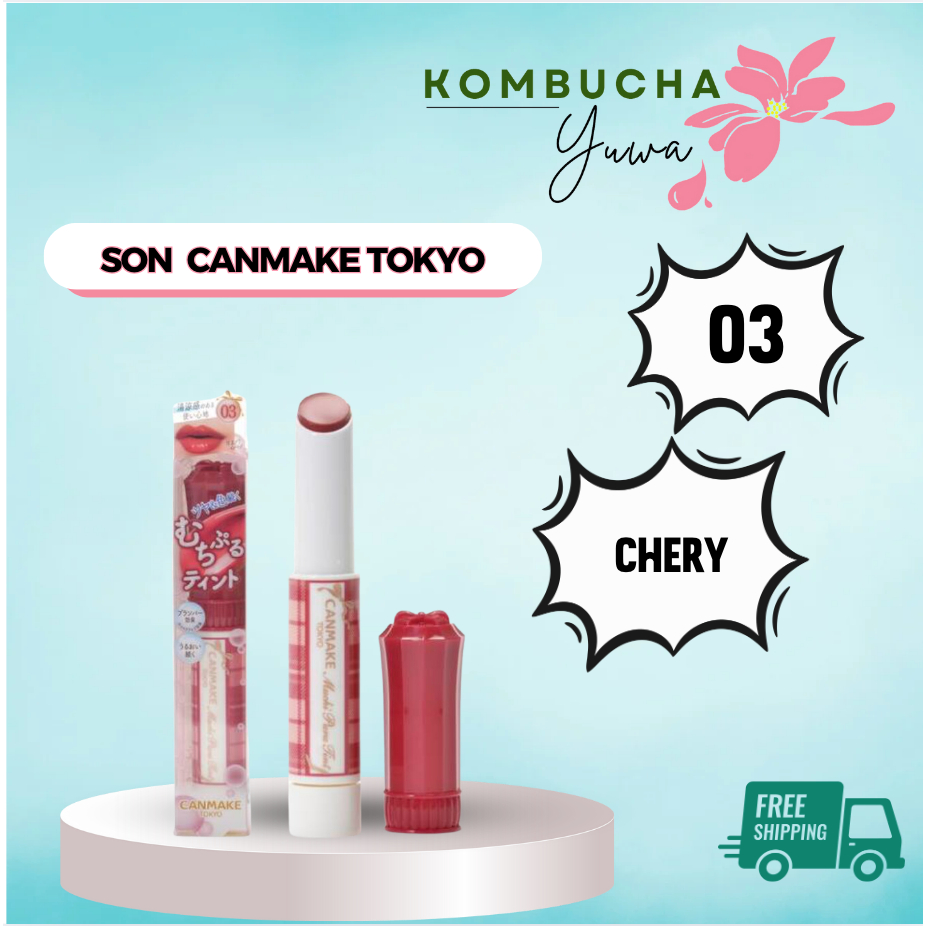 Son dưỡng môi có màu Canmake Muchi Puru Tint Nhật Bản - 2.5g | Shopee Việt Nam