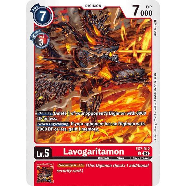 Thẻ Bài Digimon Mã EX7-012 - Lavogaritamon - Digimon - Uncommon ...