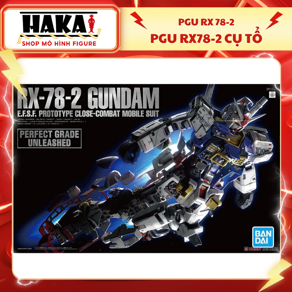 Mô hình lắp ráp Gundam PGU Perfect Grade Unleashed RX-78-2 ( PG Cụ ...
