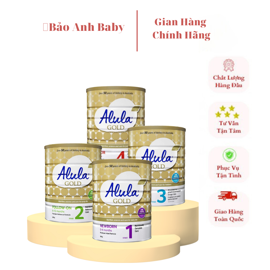 Sữa Alula Gold Nhập Khẩu ÚC đủ số 1-4 900g giúp Bé phát triển ( không quà ) | Shopee Việt Nam