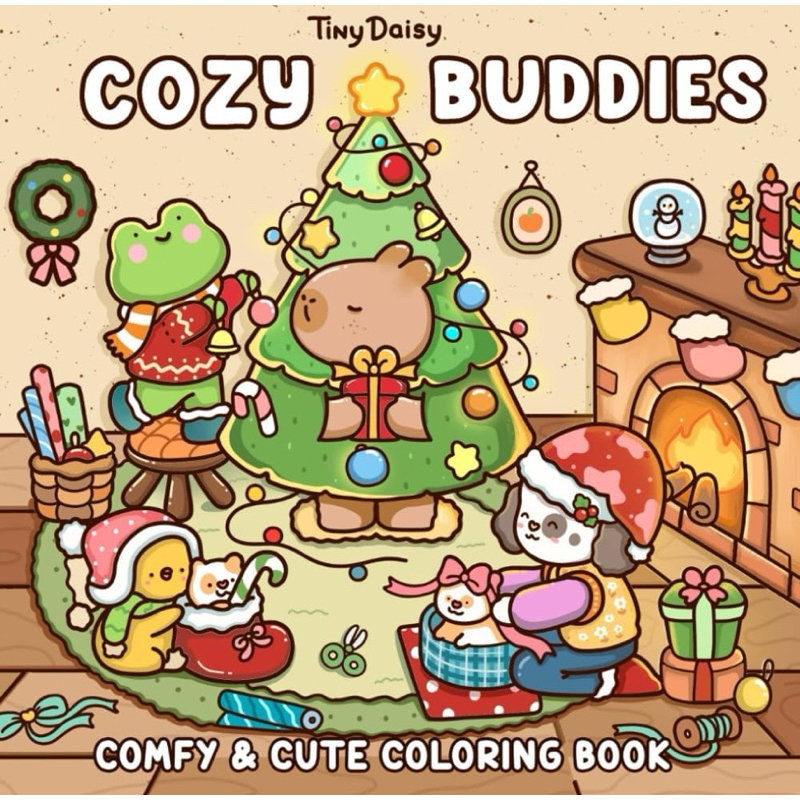 Tranh tô màu Cozy Buddies by Tiny Daisy (Chính hãng) | Shopee Việt Nam