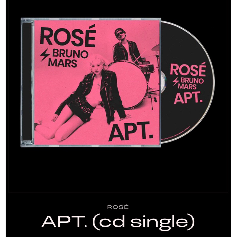[HÀNG ĐANG VỀ] [OFFICIAL] ALBUM ĐĨA ĐƠN BLACKPINK ROSÉ & BRUNO MARS APT ...
