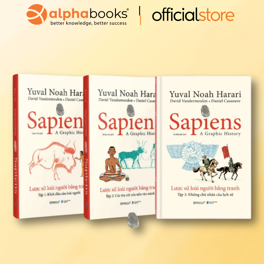 Sách - Combo 3 Sách Sapiens: Lược Sử Loài Người Bằng Tranh Tập 1 + Tập ...