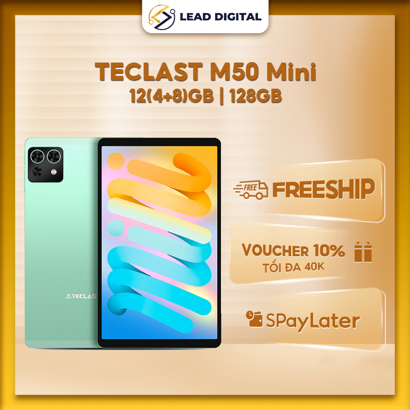 Máy Tính Bảng Teclast M50 Mini Tablet 14GB(6+8)/128GB | Màn hình 8.68inch | 2 SIM | Chính hãng ...