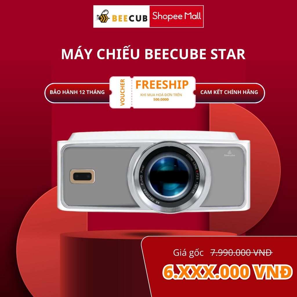 Máy chiếu BeeCube Star - Độ sáng cao nhất thị trường - Full HD 1080P ...