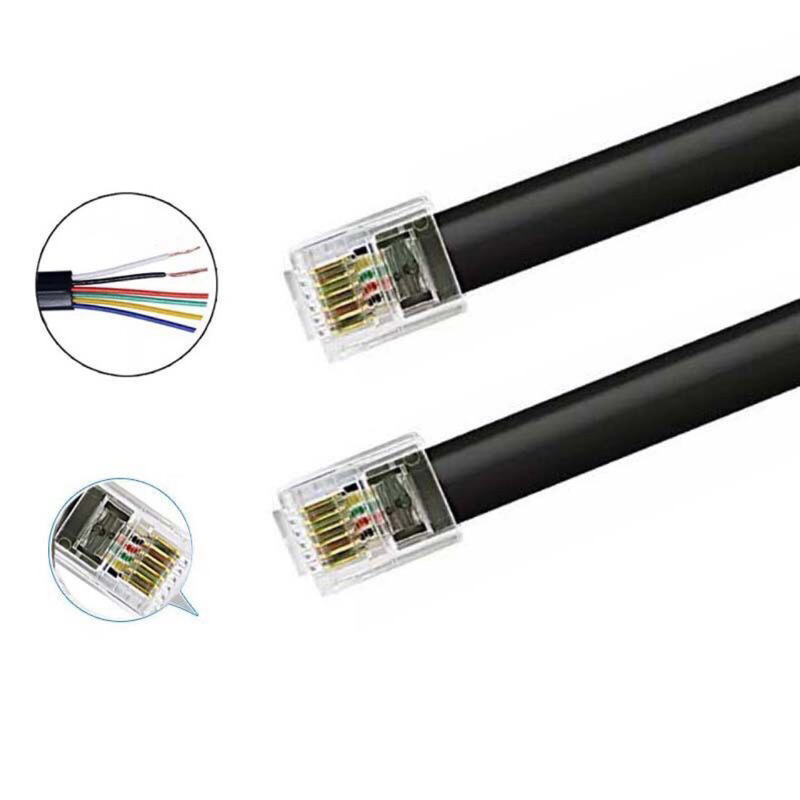 Dây tín hiệu RJ12 6P6C dài 1m/2m/3m/5m/7m | Shopee Việt Nam