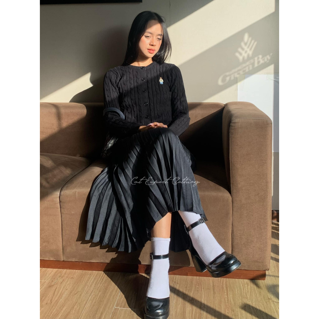 ZARA CHÂN VÁY XẾP LY DÁNG DÀI NÀNG THƠ TRẺ TRUNG | Shopee Việt Nam