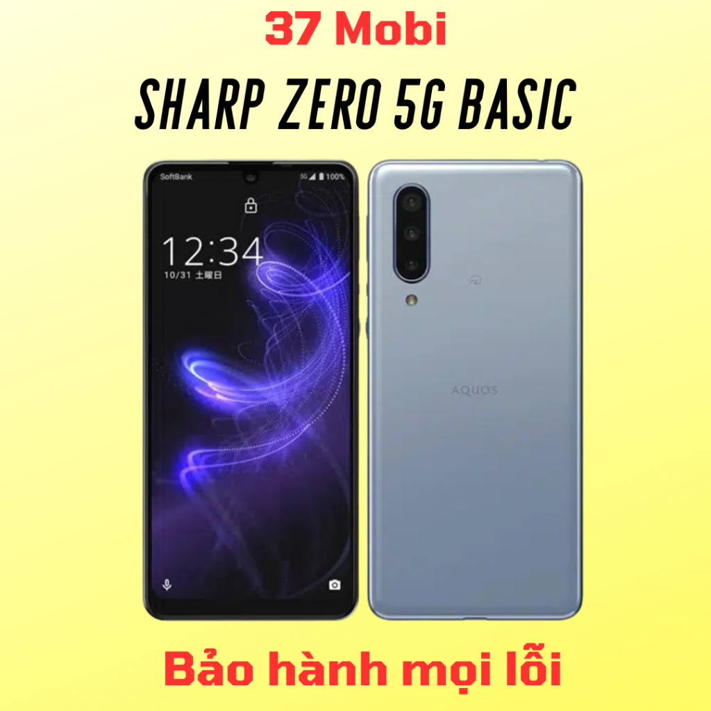 Điện thoại Sharp Aquos Zero 5G Basic màn OLED 6.4 inch - Chip Snap 765G | Shopee Việt Nam