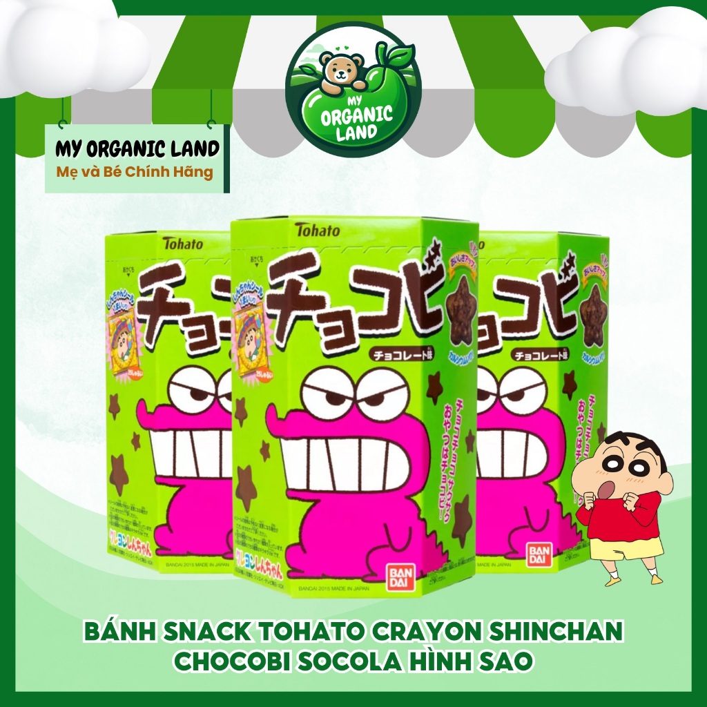 Bánh Snack TOHATO Crayon Shinchan Chocobi Socola Hình Sao – Thơm Ngon ...