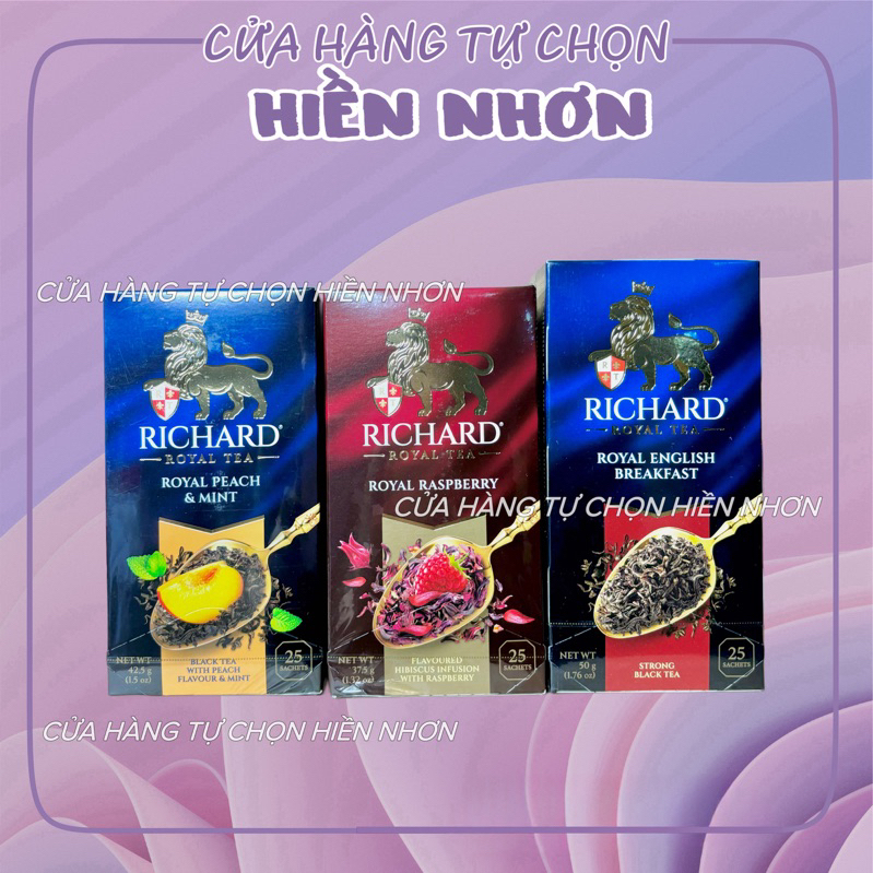 [Tết 2025] Trà túi lọc Richard hộp giấy 25 gói | Shopee Việt Nam