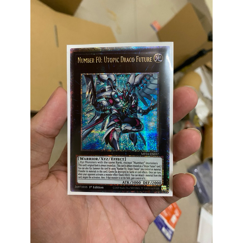 Thẻ bài Number F0: Utopic Draco Future - MP24-EN037 - Quarter Century Secret Rare - [UK ...