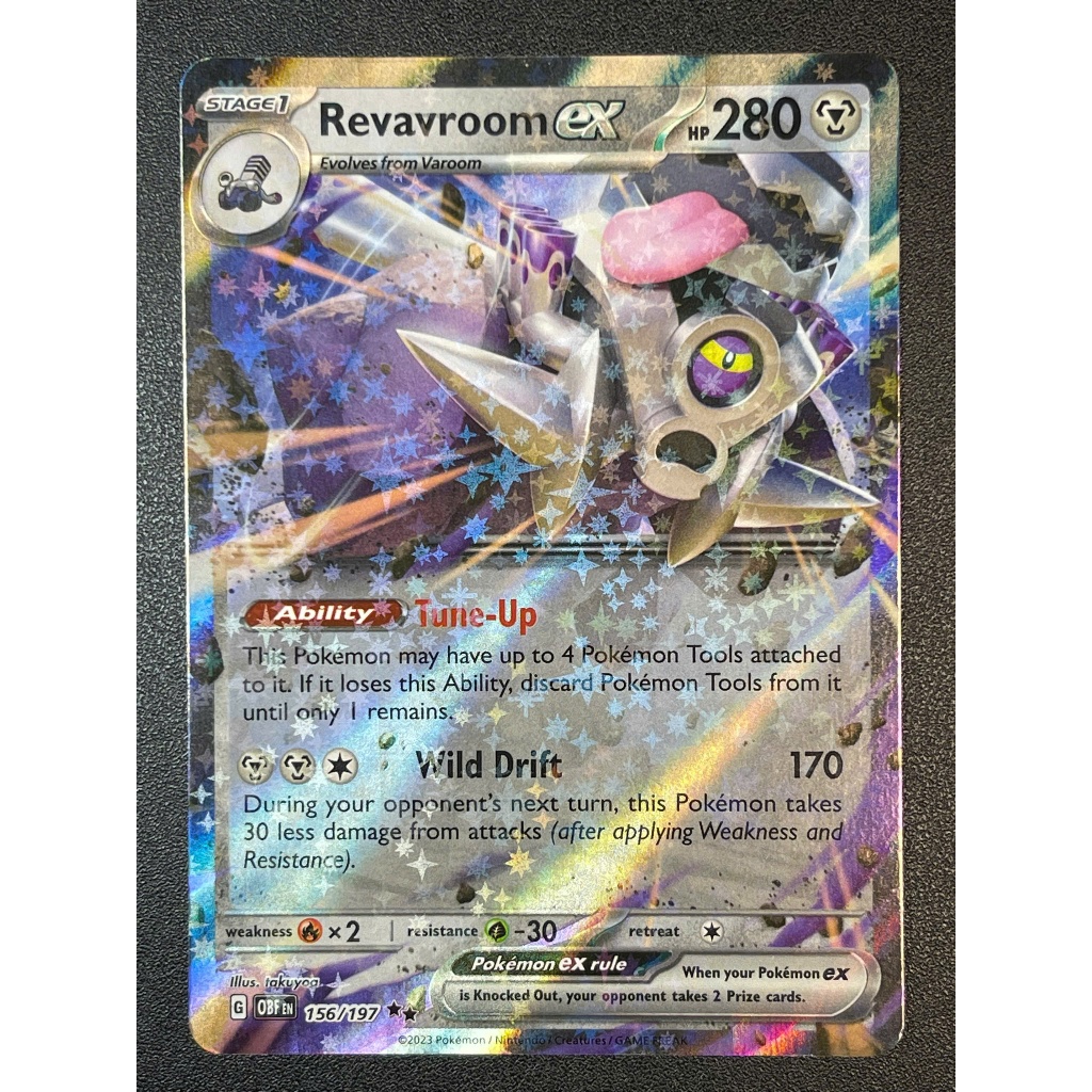 [KW2 Pokemon] [EN] Thẻ Revavroom ex - 156/197 - Ultra Rare | Shopee Việt Nam