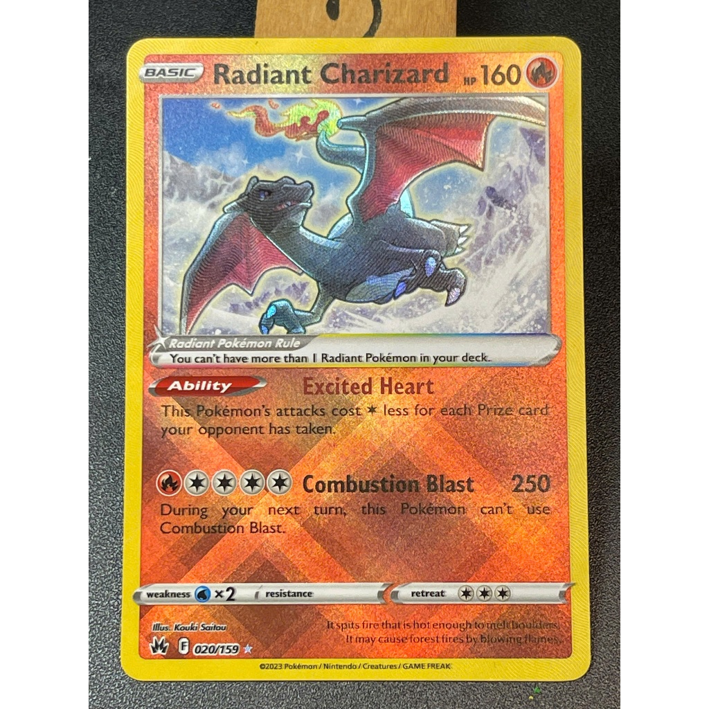 [KW2 Pokemon] [EN] Thẻ Pokemon Radiant Charizard - 020/159 - Radiant ...