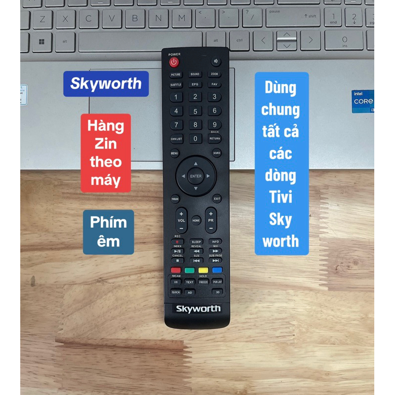 Remote điều khiển Tivi Skyworth hàng Zin theo máy( Dùng chung tất cả Tivi Skyworth) | Shopee ...