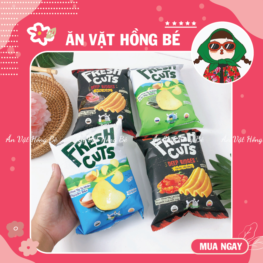 Bim bim Oishi Khoai Tây FRESH CUTS (Gói 32g) hàng chính hãng | Shopee ...