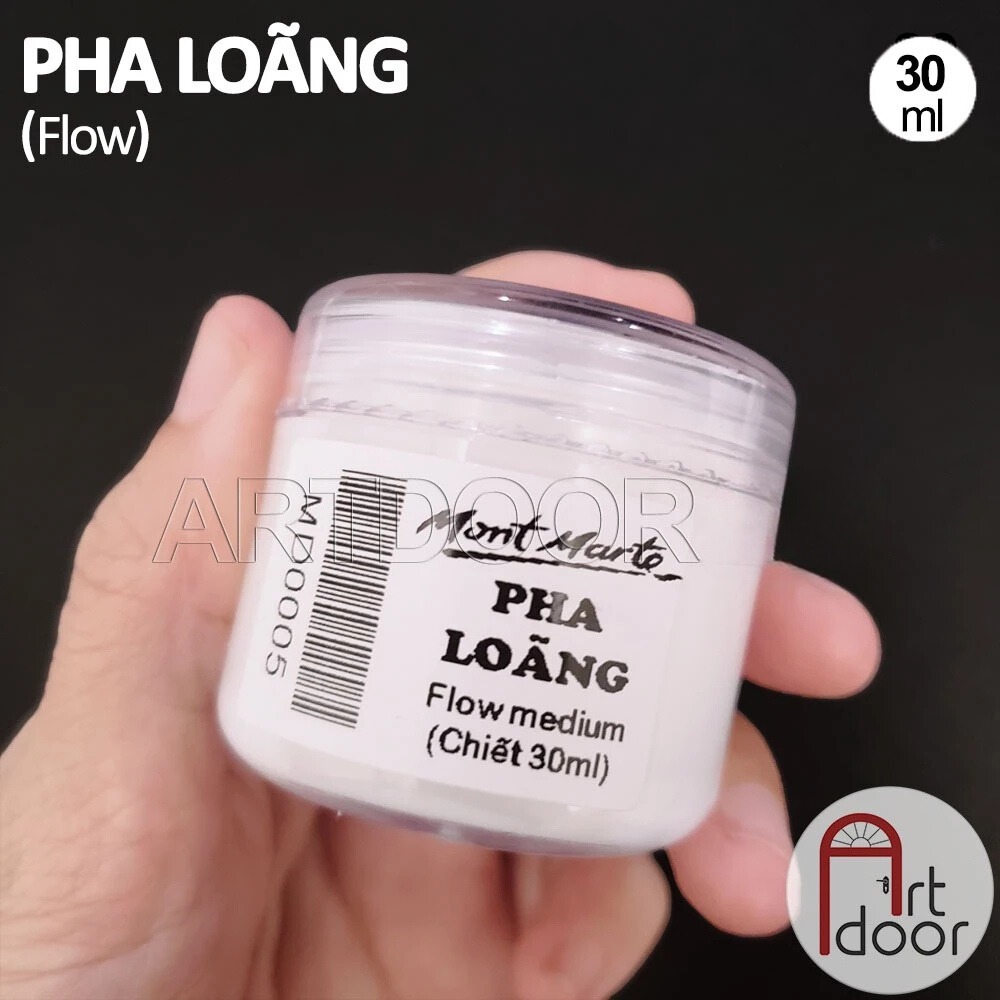 [ARTDOOR] Pha loãng màu Acrylic MONT MARTE (Flow) khắc phục màu khô đặc ...