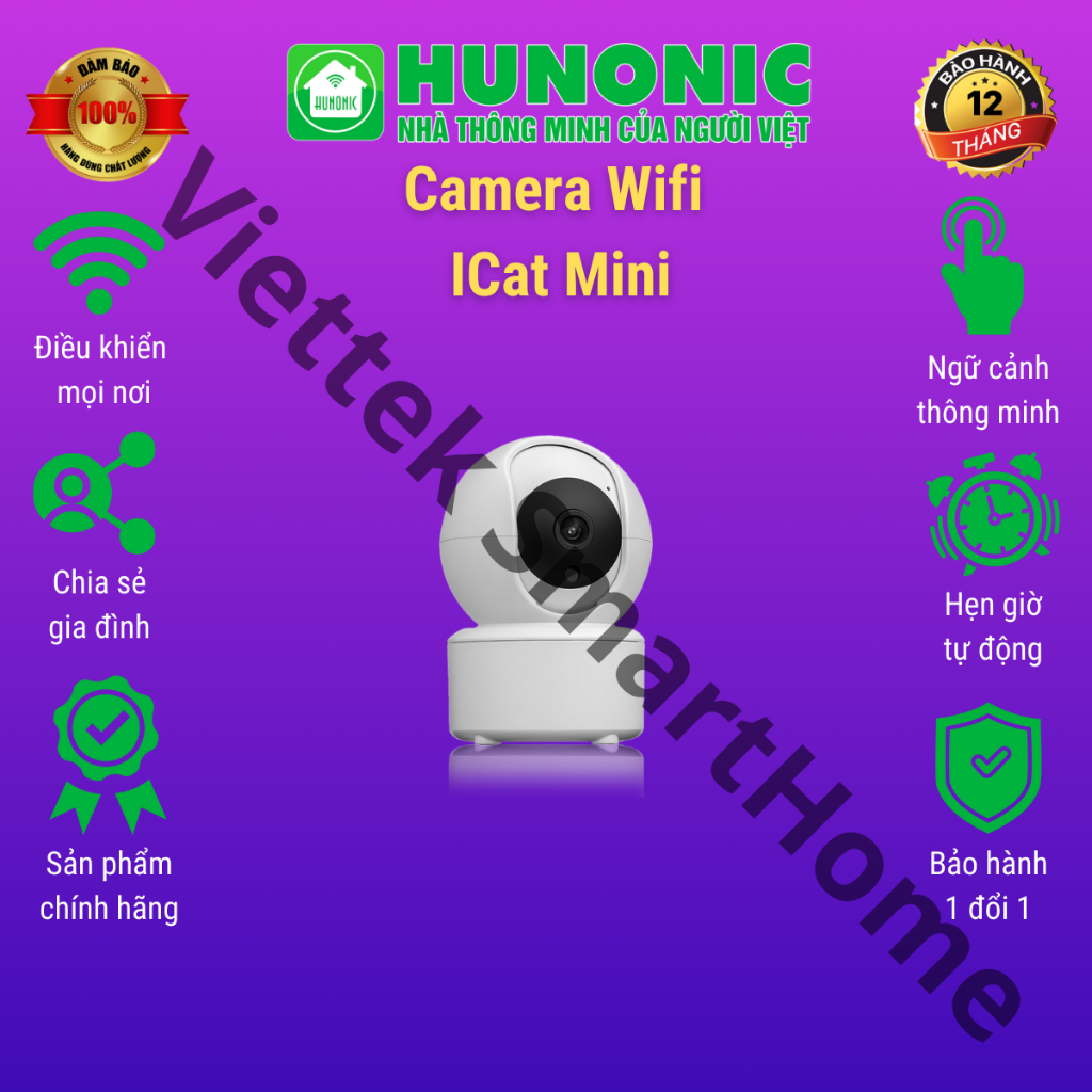 Camera Wifi ICat Mini - Chính hãng bảo hành 1 năm | Shopee Việt Nam