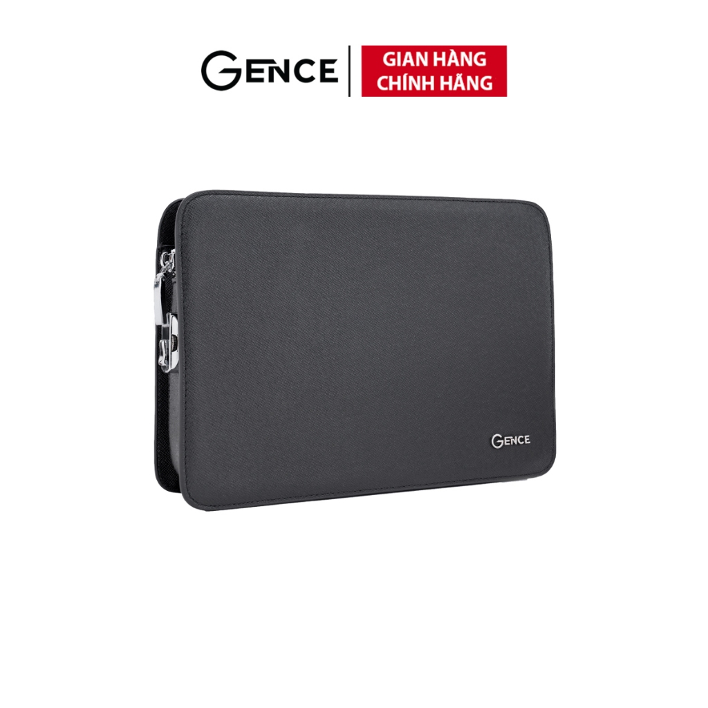 Ví Da Cầm Tay Clutch Nam Hàng Hiệu GENCE CK14 Da Bò Khóa Số Cao Cấp Màu ...