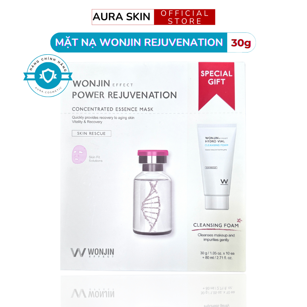 [TẶNG SỮA RỬA MẶT] Mặt Nạ WONJIN EFFECT POWER REJUVENATION Trẻ Hóa Căng Bóng Tăng Độ Đàn Hồi ...