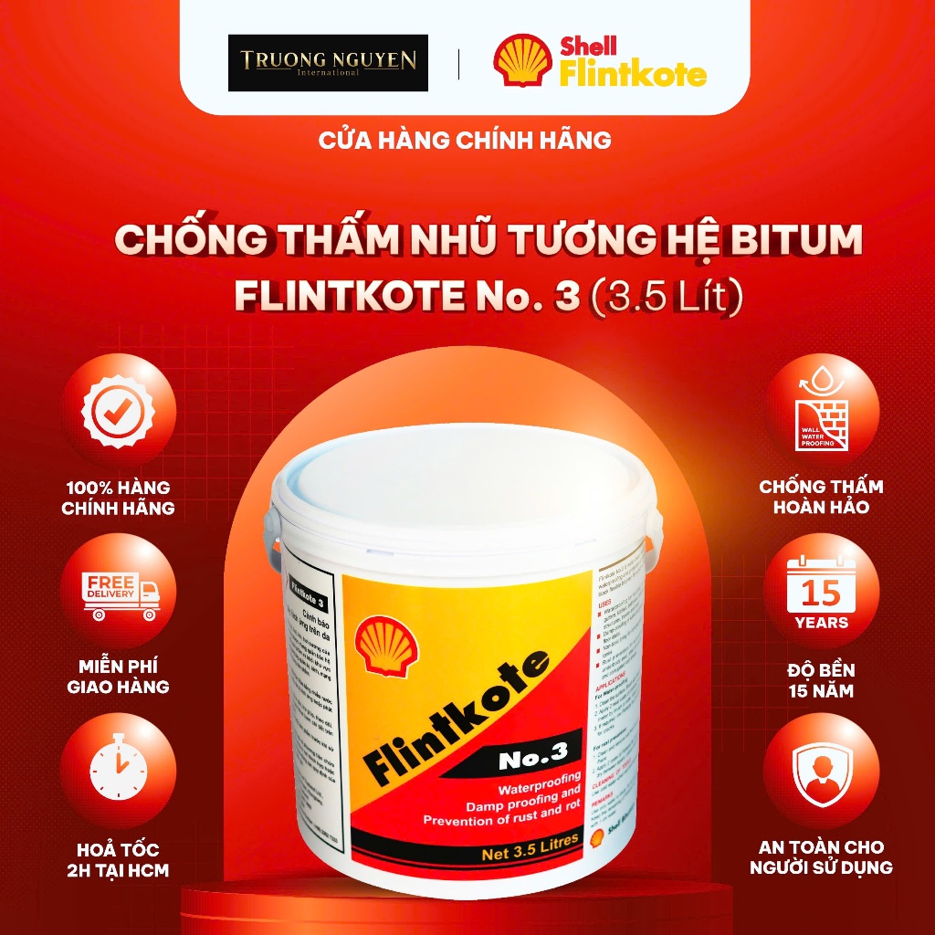 Sơn chống thấm Flintkote No3 | Shopee Việt Nam