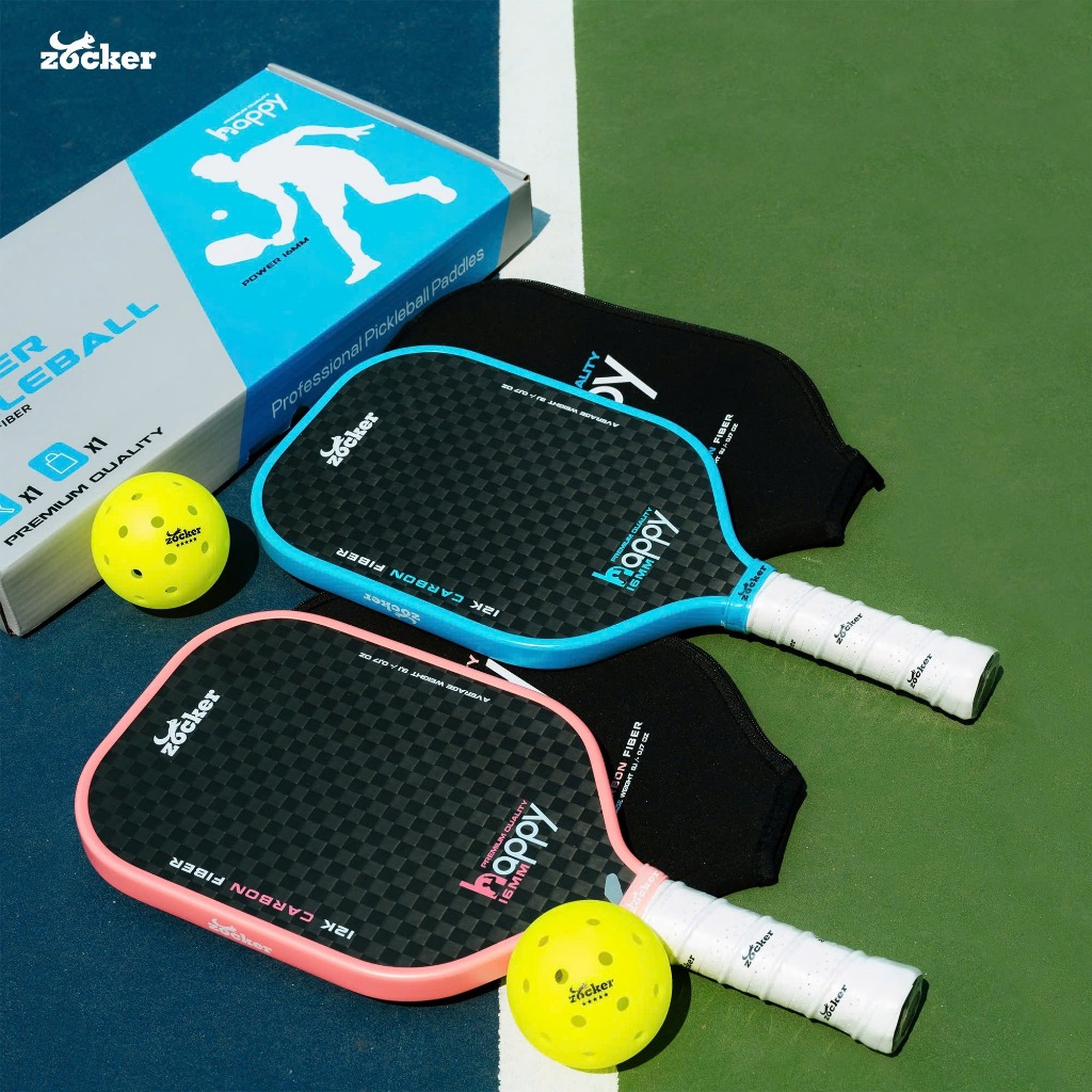 ( Chính Hãng ) Vợt Pickleball Zocker HP03 - Carbon 12K Fiber - Tặng 1 ...