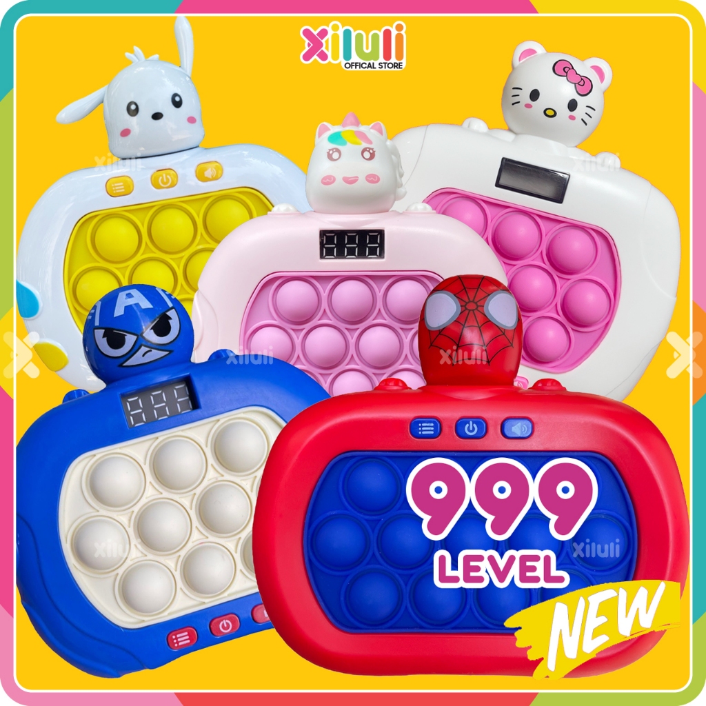 Pop it điện tử đồ chơi bóp bóp bấm nút cho bé với 999 level 13 nút hình ...