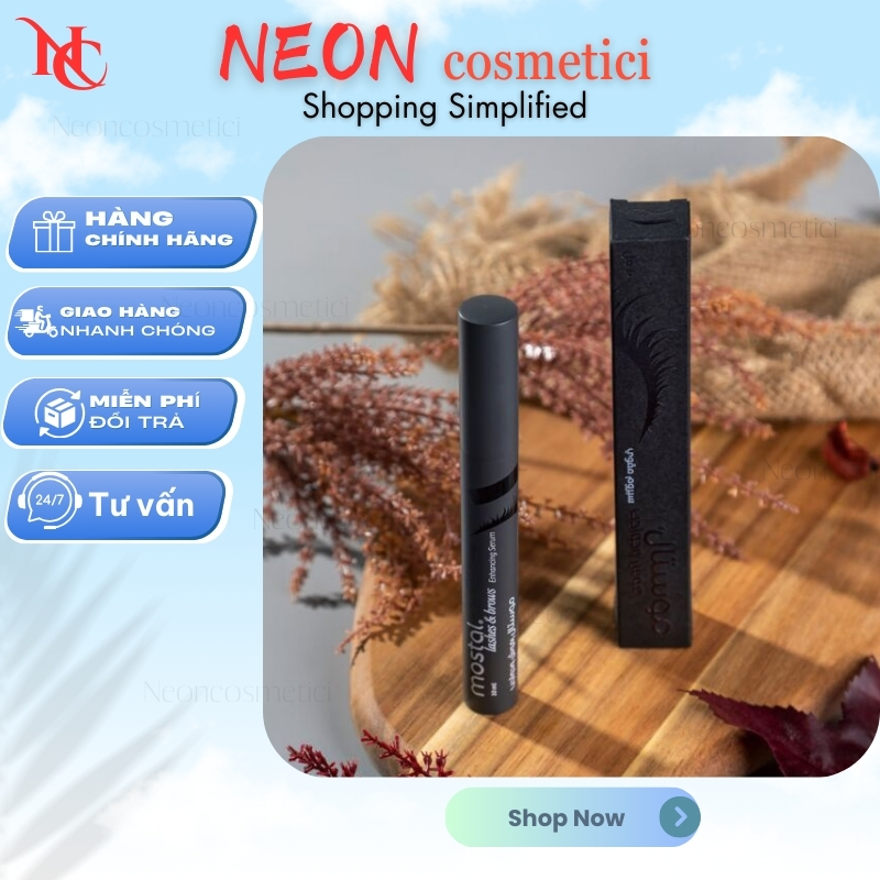 Serum dưỡng mi, kích mi mọc dày Mostal Lashes & Browns | Shopee Việt Nam