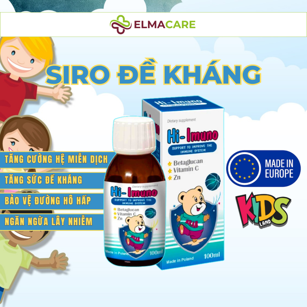 Siro tăng đề kháng Hi imuno , tăng cường sức khỏe, giảm nguy cơ lây ...