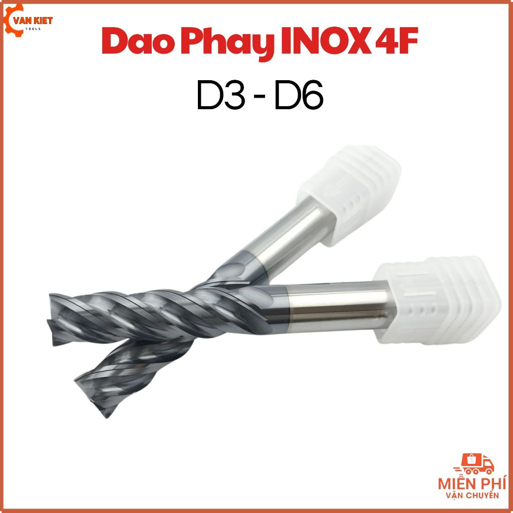 Dao phay Inox 4F từ D3-D6 | Shopee Việt Nam