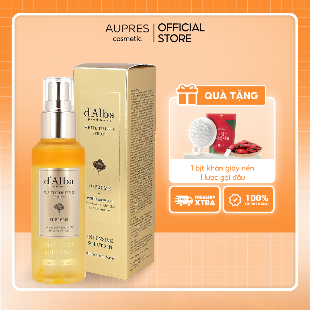 SERUM XỊT KHOÁNG D’ALBA WHITE TRUFFLE SUPREME INTENSIVE SOLUTION HÀN ...